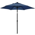 AMMSUN 6ft Patio Umbrella Outdoor Table Umbrellas with Push Button Tilt ...