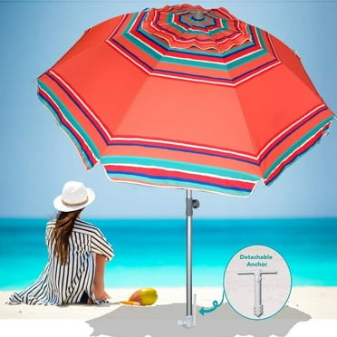 beachBUB All-In-One Beach Umbrella System - Portable, Wind-Tested ...