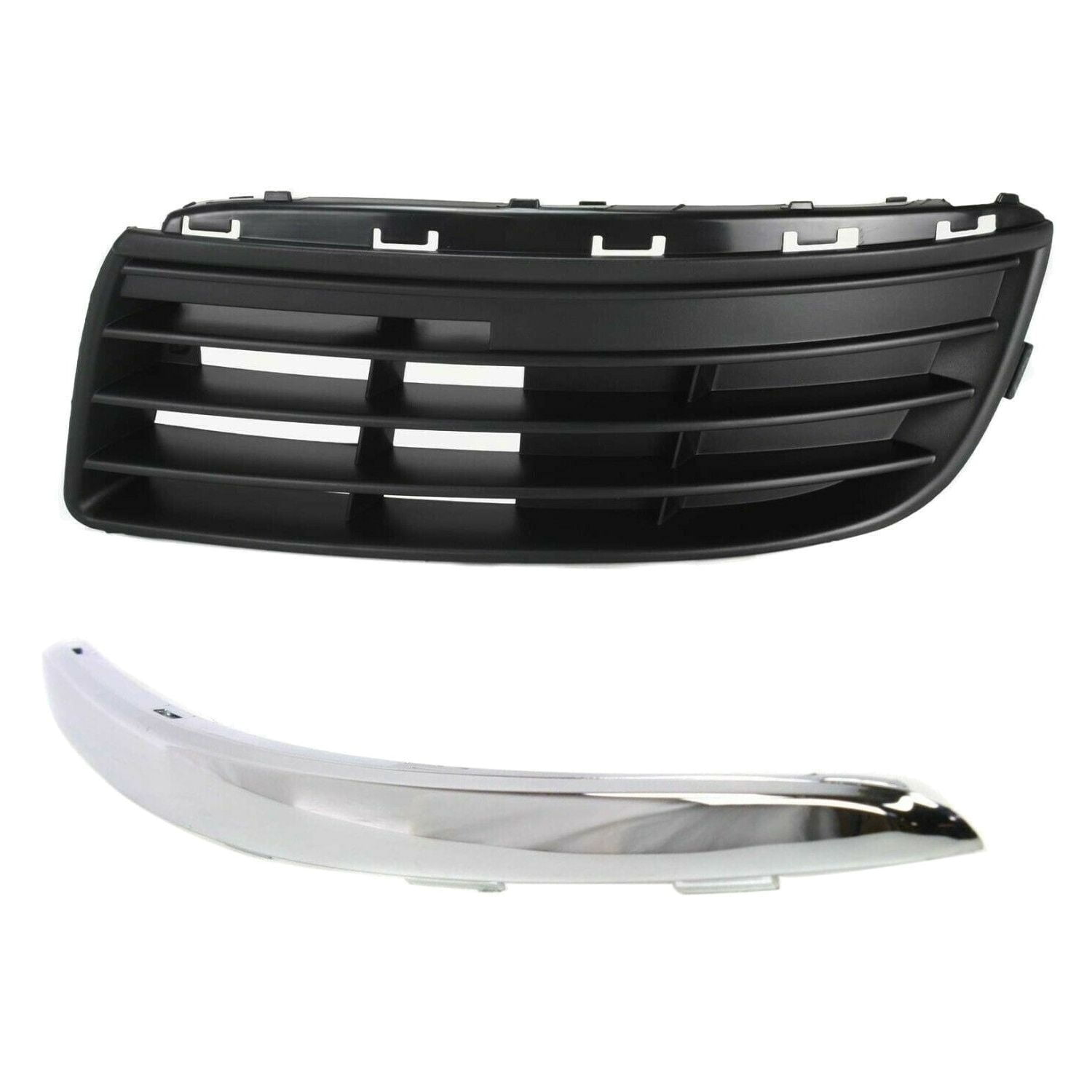 AMNIWDE Bumper Trim Kit for VW for Jetta 2005-201 Front LH 5Th Gen ...