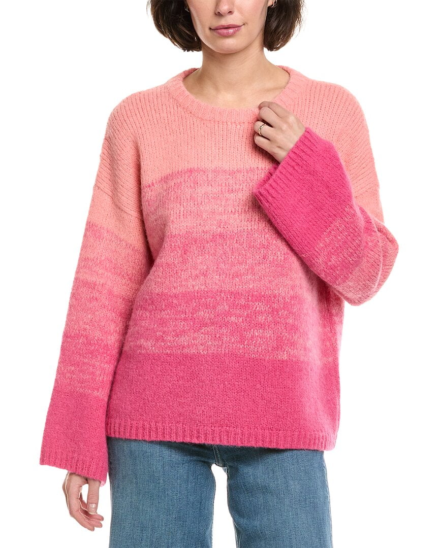 AMO DENIM womens AMO Aretha Alpaca & Wool-Blend Tonal Sweater, xs, Pink ...