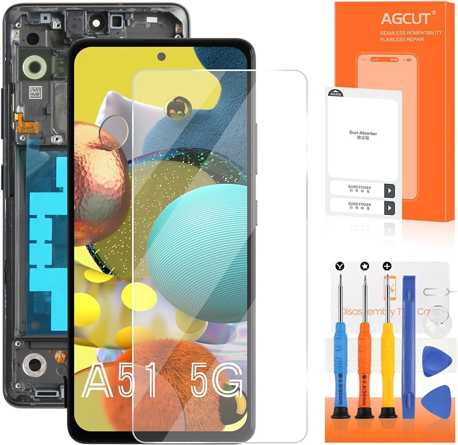 AMOLED for Samsung Galaxy A51 5G Screen Replacement Display for Samsung A51 5G A516 SM-A516U ...