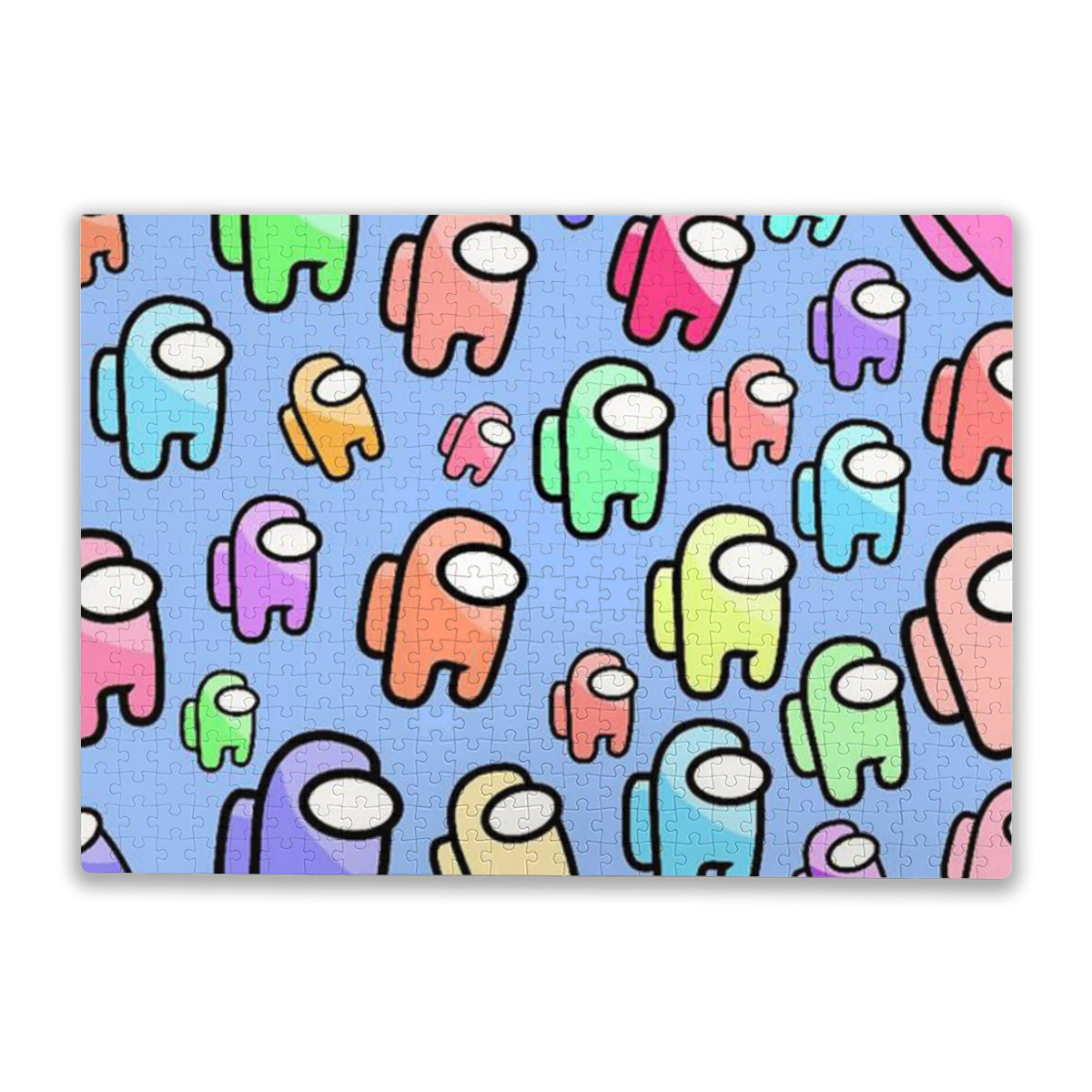 AMONG US Jigsaw Puzzle 500 Pieces, Cartoon Perfect Interlocking Dust ...