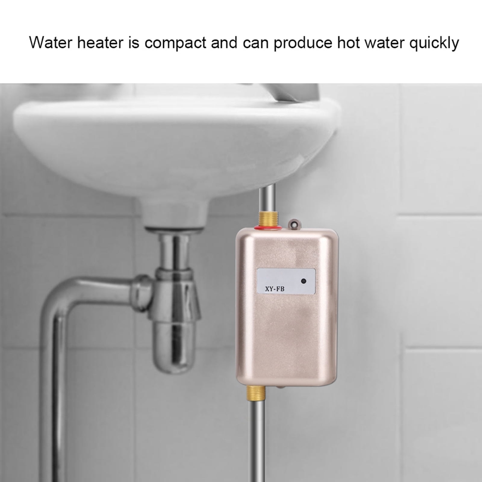 AMONSEE Electric 110 Volts Point of Use Water Heater for Kitchen, with ...