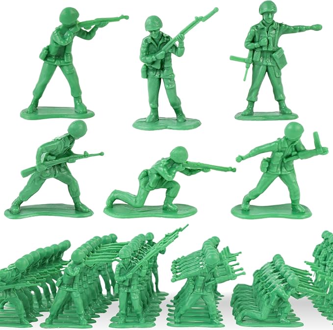 AMOR PRESENT 80PCS Army Men Action Figures, 2" Army Men Toy Soldiers ...