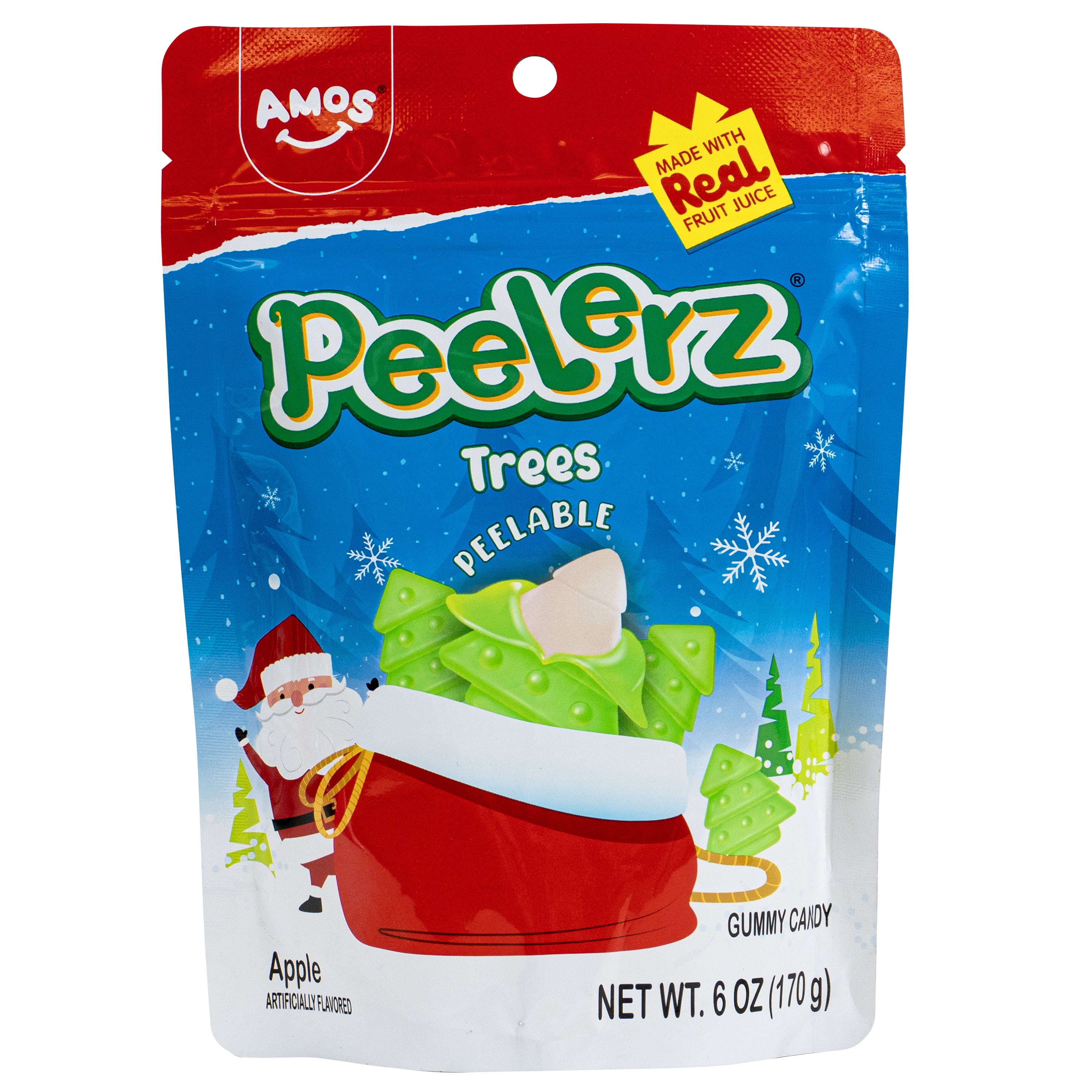 Amos Peelerz Christmas Candy Trees Gummy Candy, Gifts for Christmas Fat ...