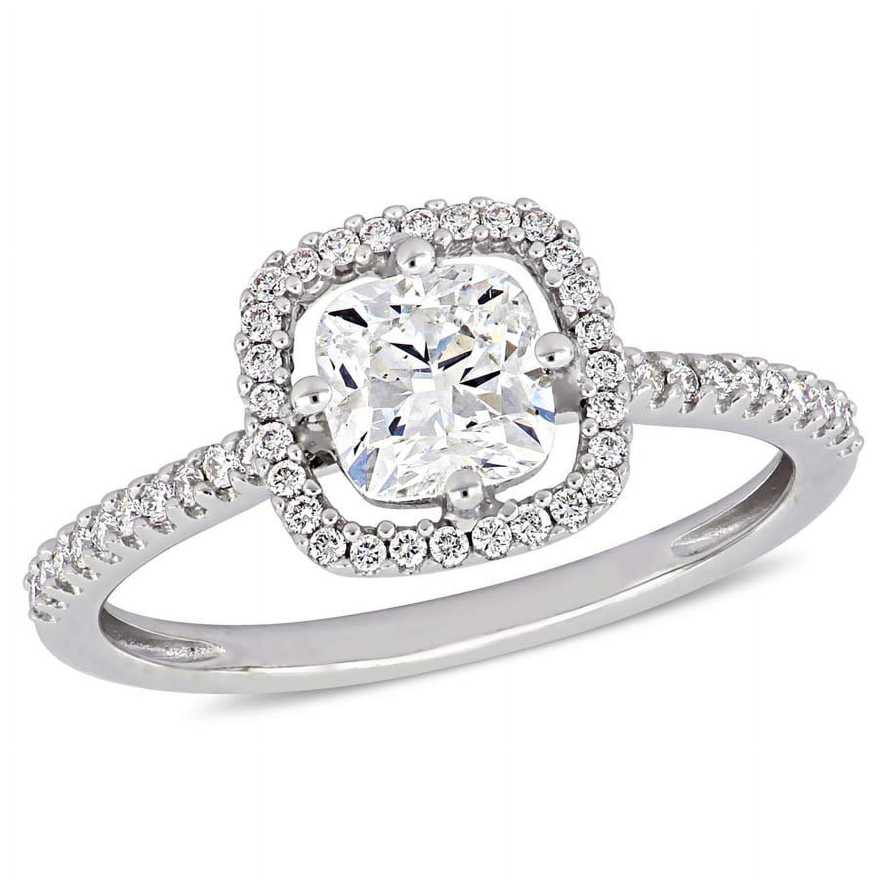 Floating Halo Engagement Ring