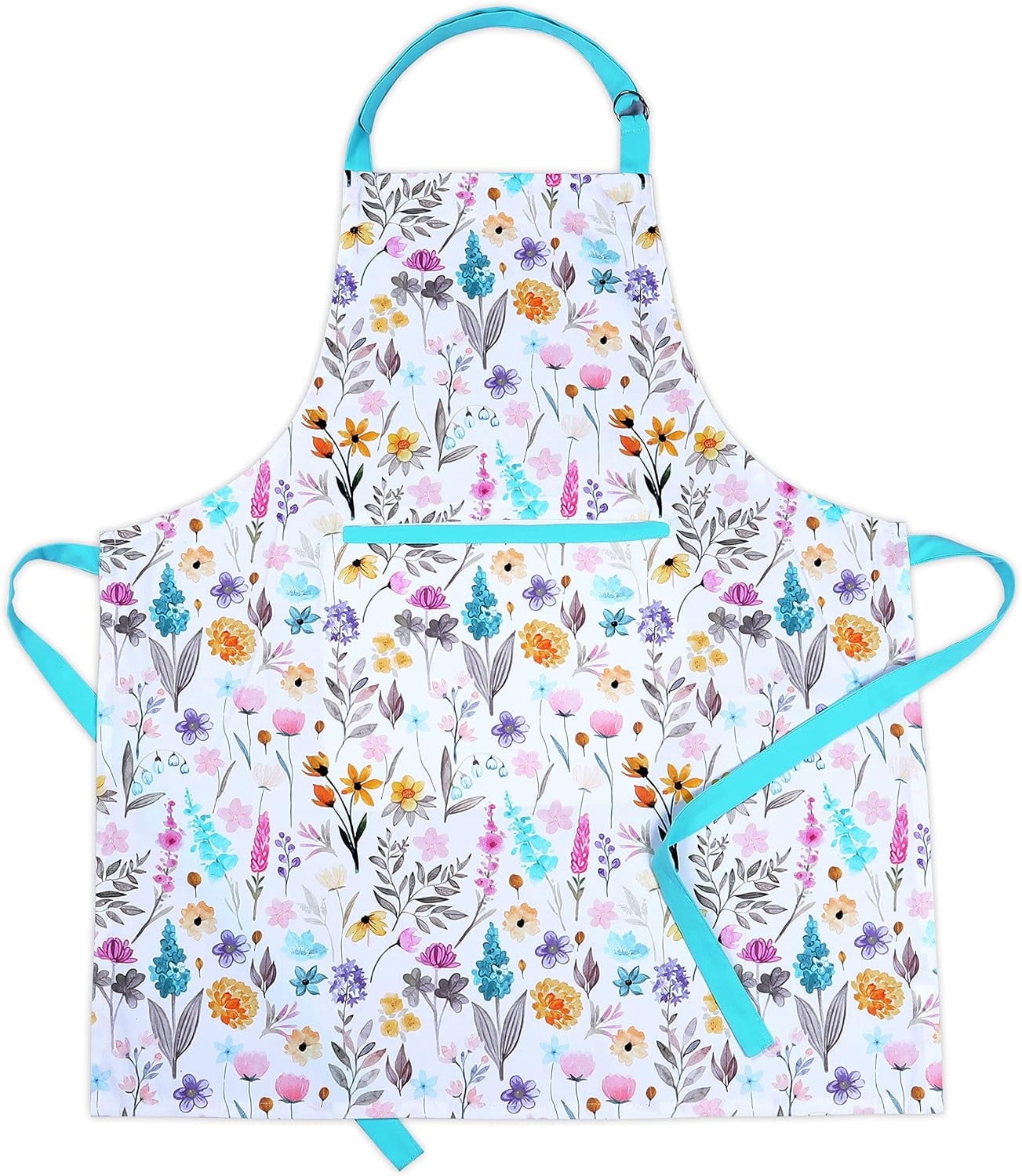 AMOUR INFINI Aprons for Women Adjustable Strap with Waist Ties Aprons ...