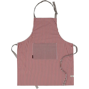 Mainstays Chef Kitchen Apron, 28" x 32" Floral Cotton Bib Apron with ...