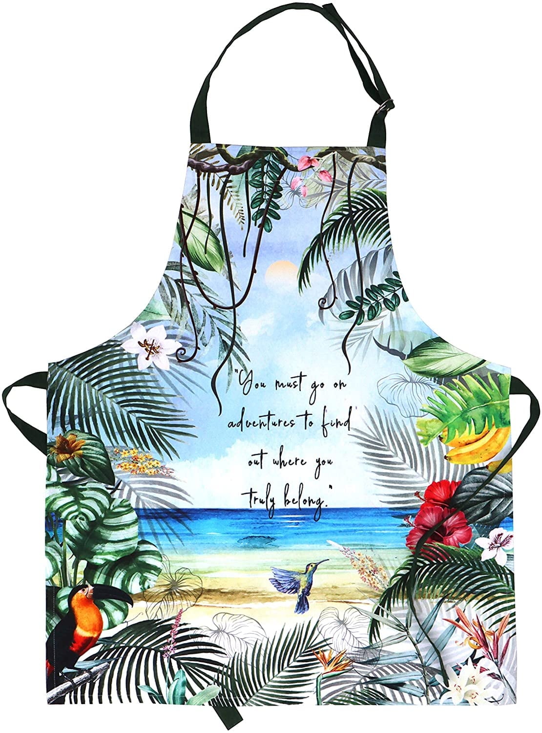 AMOUR INFINI Aprons for Women Cotton Washable Summer Apron 27.5 x 33 ...