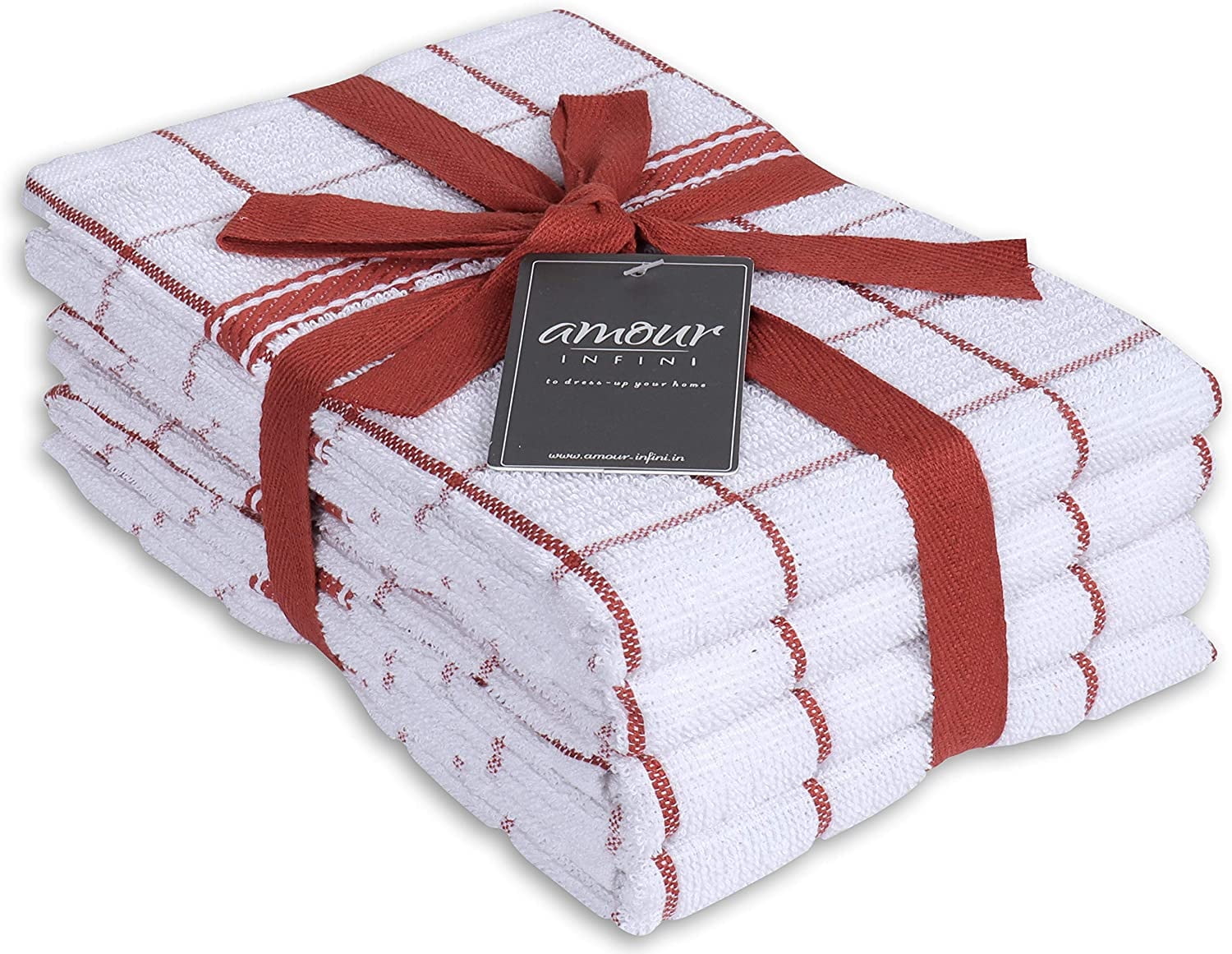 AMOUR INFINI Terry Kitchen Towels - Premium Cleaning Kitchen Towels and ...