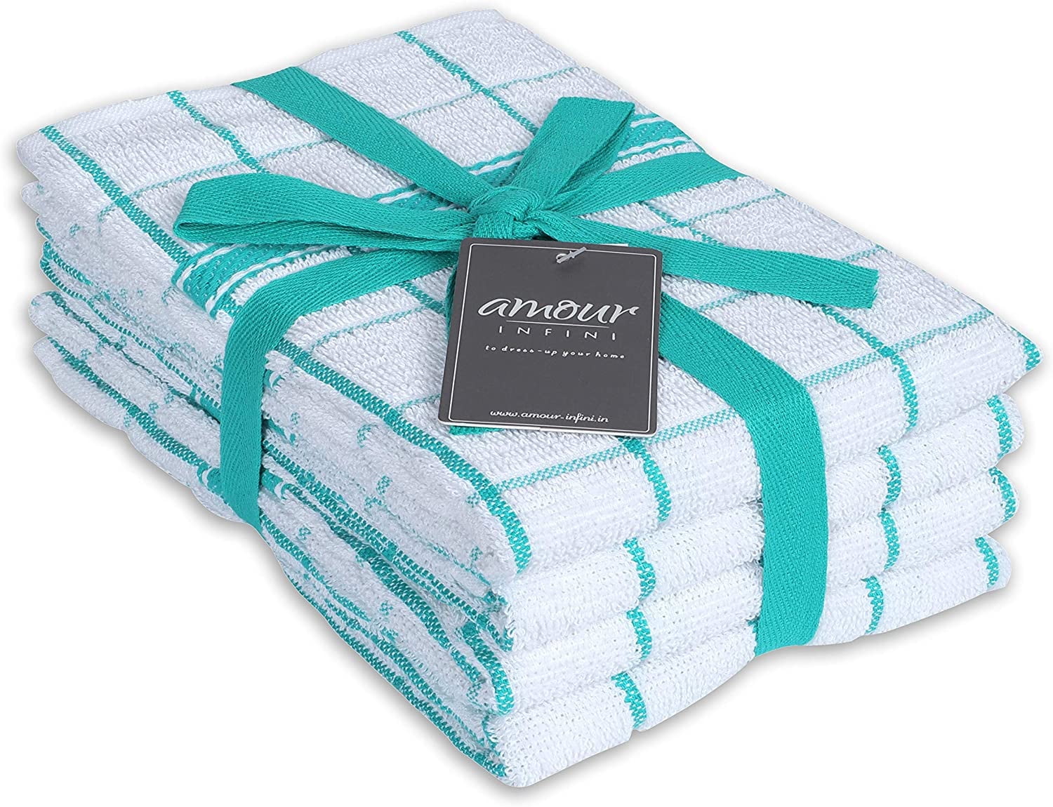 AMOUR INFINI Terry Kitchen Towels - Premium Cleaning Kitchen Towels and ...