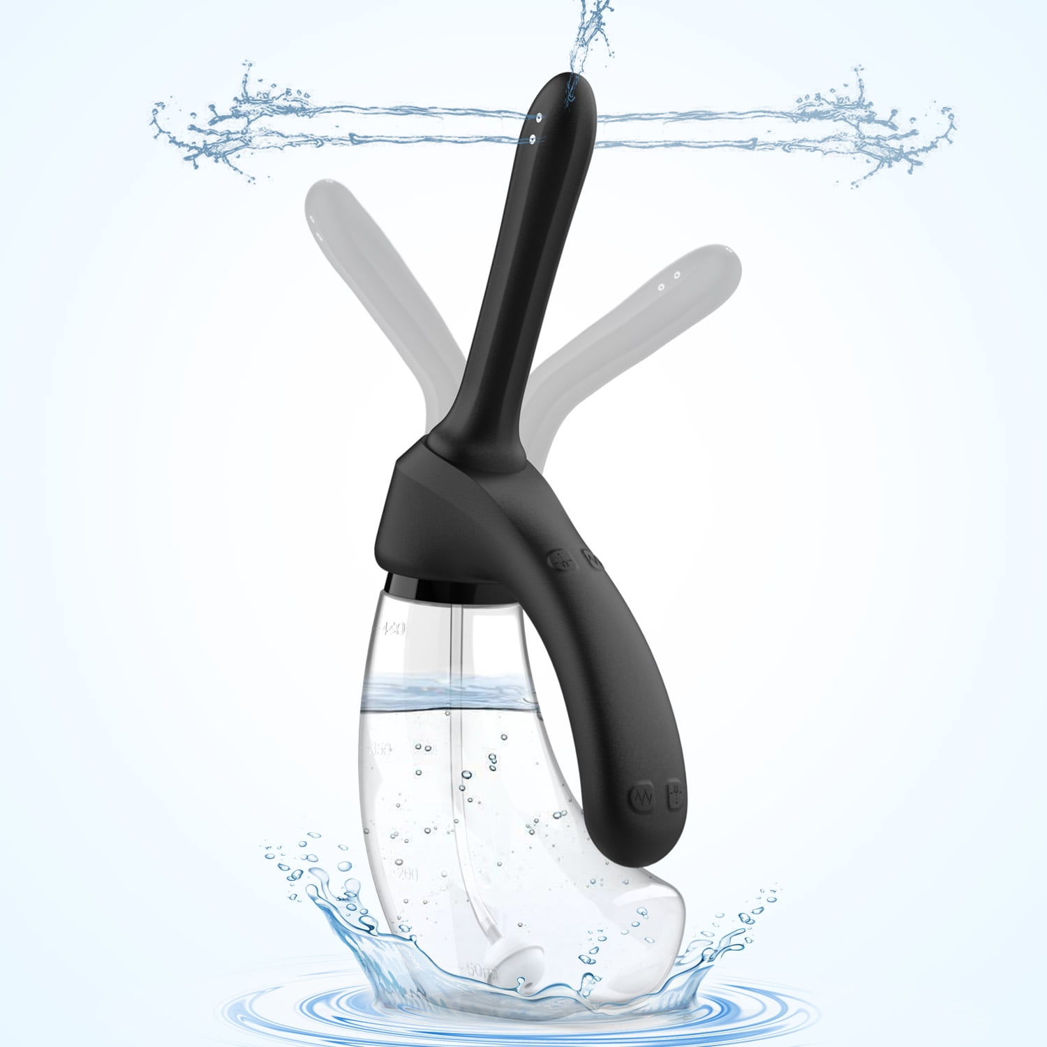 AMOVIBE Reusable Enema System with Nozzle Device, Electric Anal Douche ...