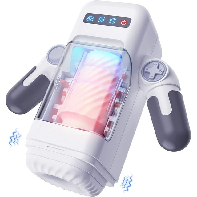 KERERO Automatic Male Masturbator with 10 Thrusting & Vibration Modes, Sex Toys for Men with ...