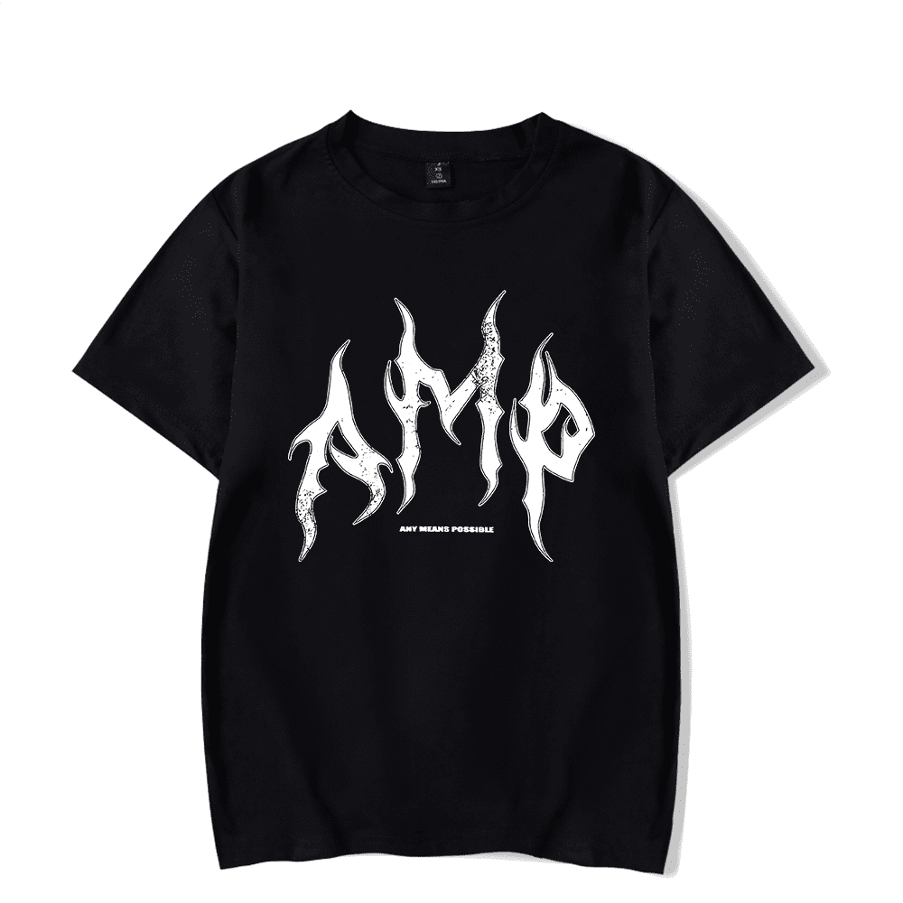 AMP Merch T Shirts New Logo Printed T-Shirt For Fans Women Mens Short ...