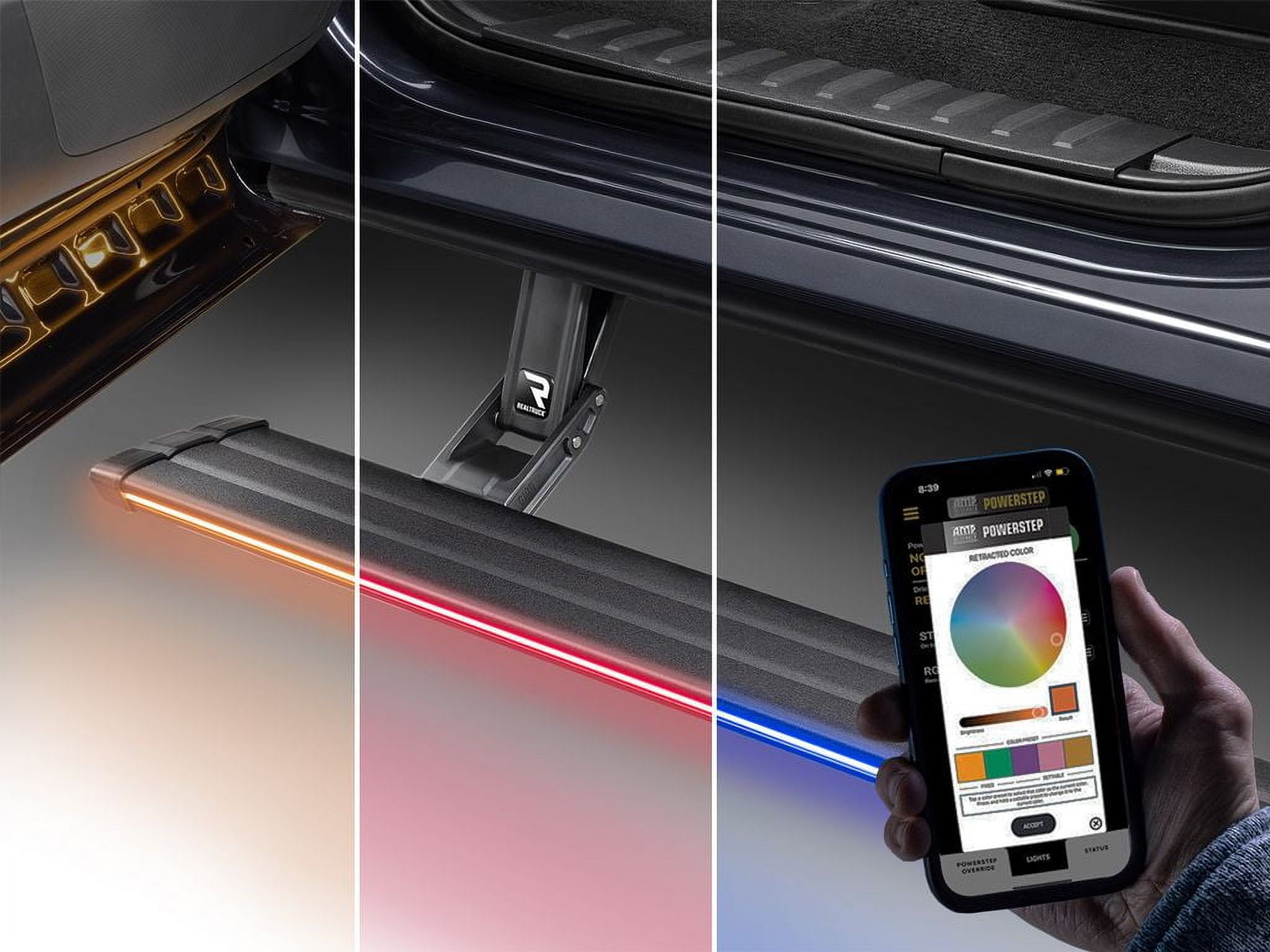 AMP Research PowerStep Vision Electric Steps Fit 22-24 Ford F250/F350 ...