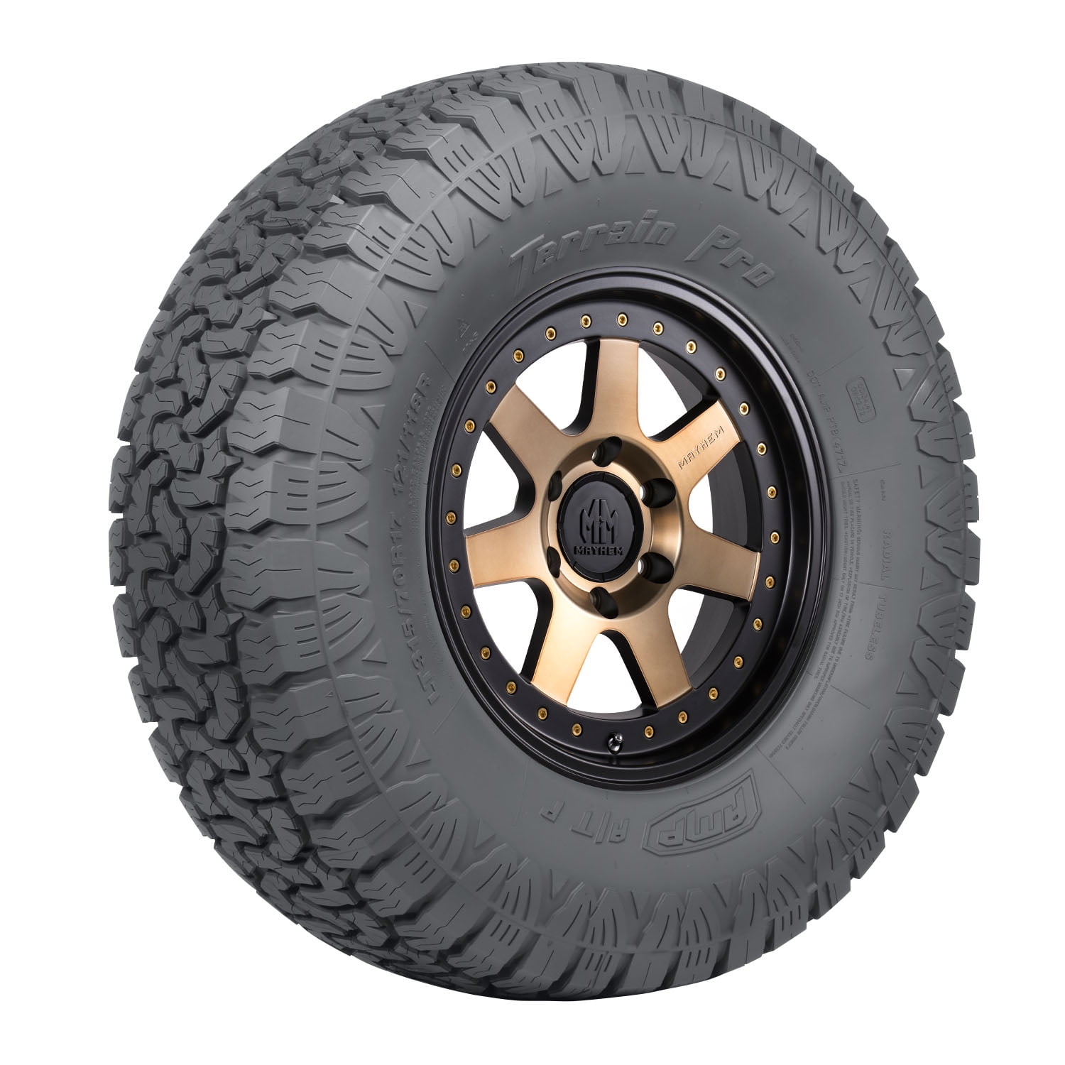 AMP Terrain Pro A/T Tires, LT265/60R20 E/10PLY, Fits 2021-23 Chevy ...