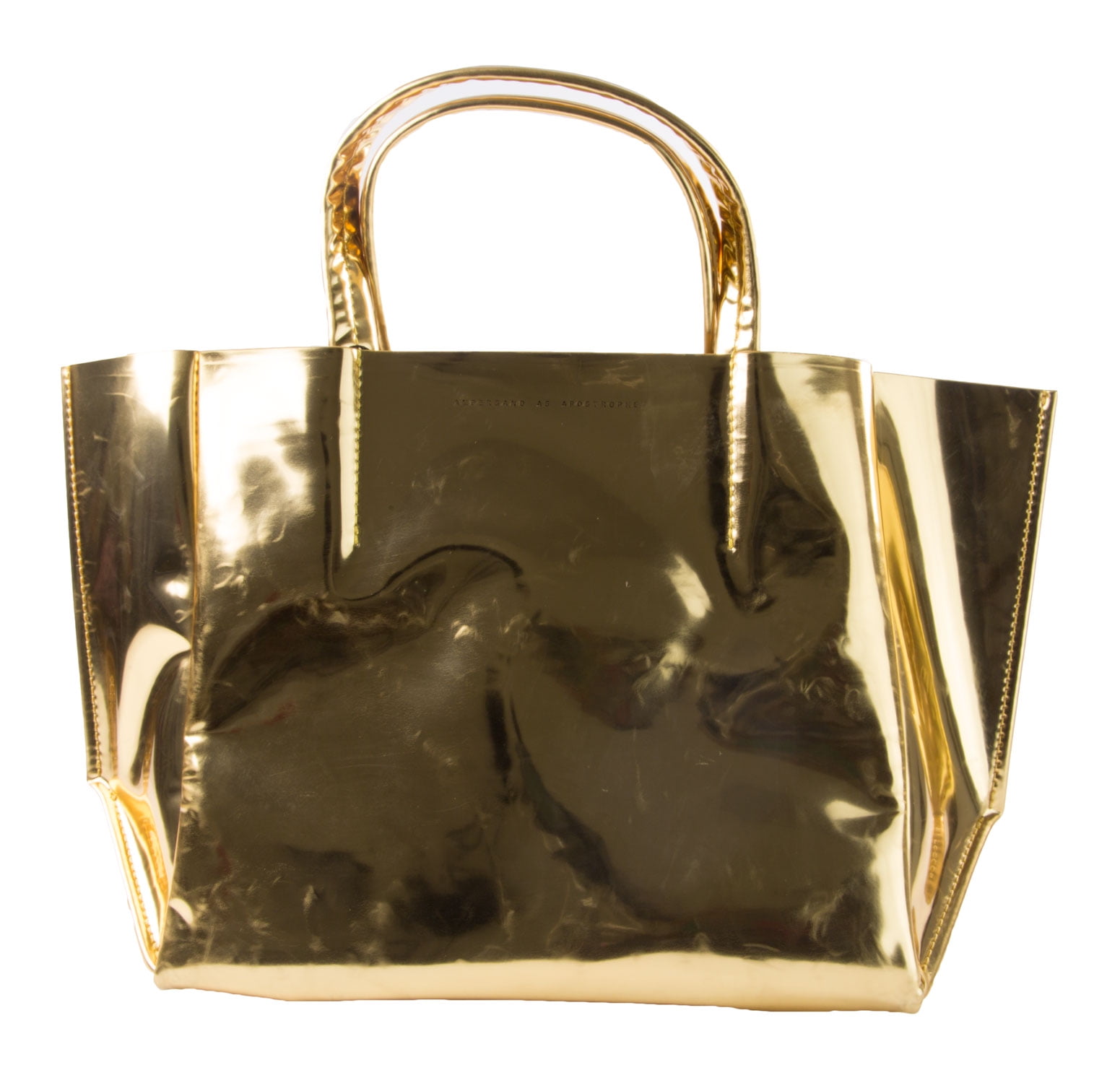 AMPERSAND AS APOSTROPHE Half Tote, Gold Mirror - Walmart.com
