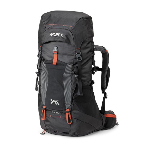 AMPEX Cahill 35L Waterproof Hiking Backpack with Adjustable Straps and ...