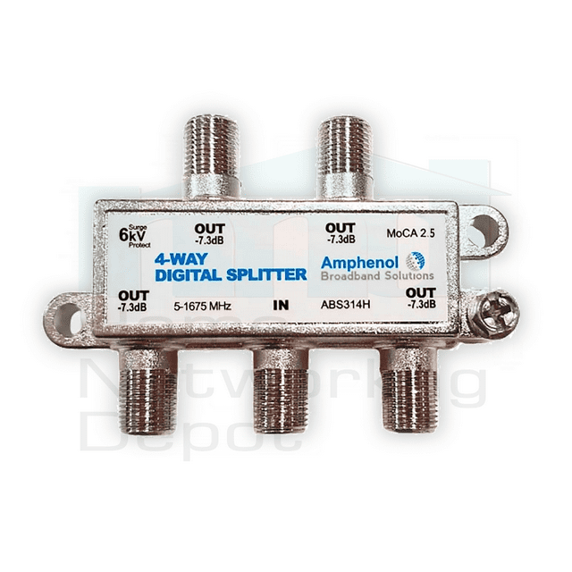 AMPHENOL/HOLLAND 4 WAY BALANCED MoCA 2.5 COMPLIANT 5-1675 MHz – ABS314H ...