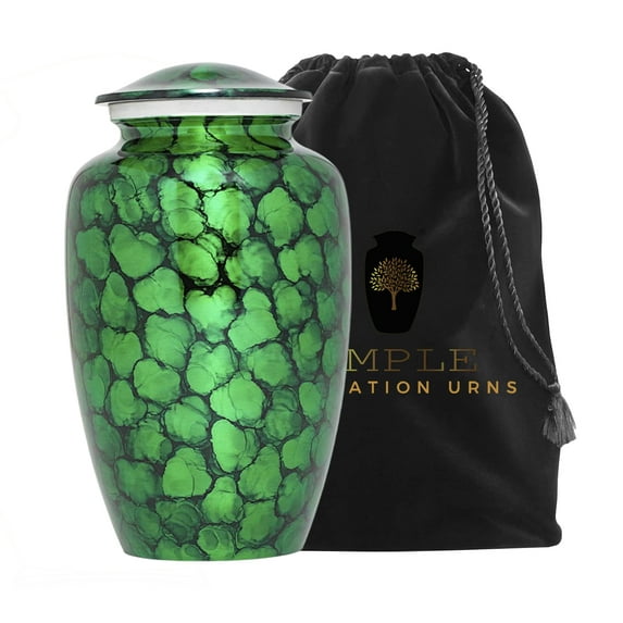 AMPLE Aluminum Cremation Urn – Leak-Proof, Durable Memorial I Purple ...