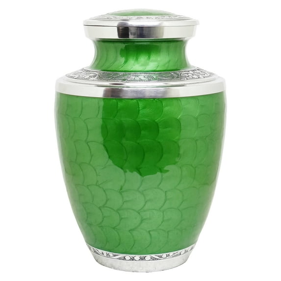 AMPLE Aluminum Cremation Urn – Leak-Proof, Durable Memorial I Purple ...