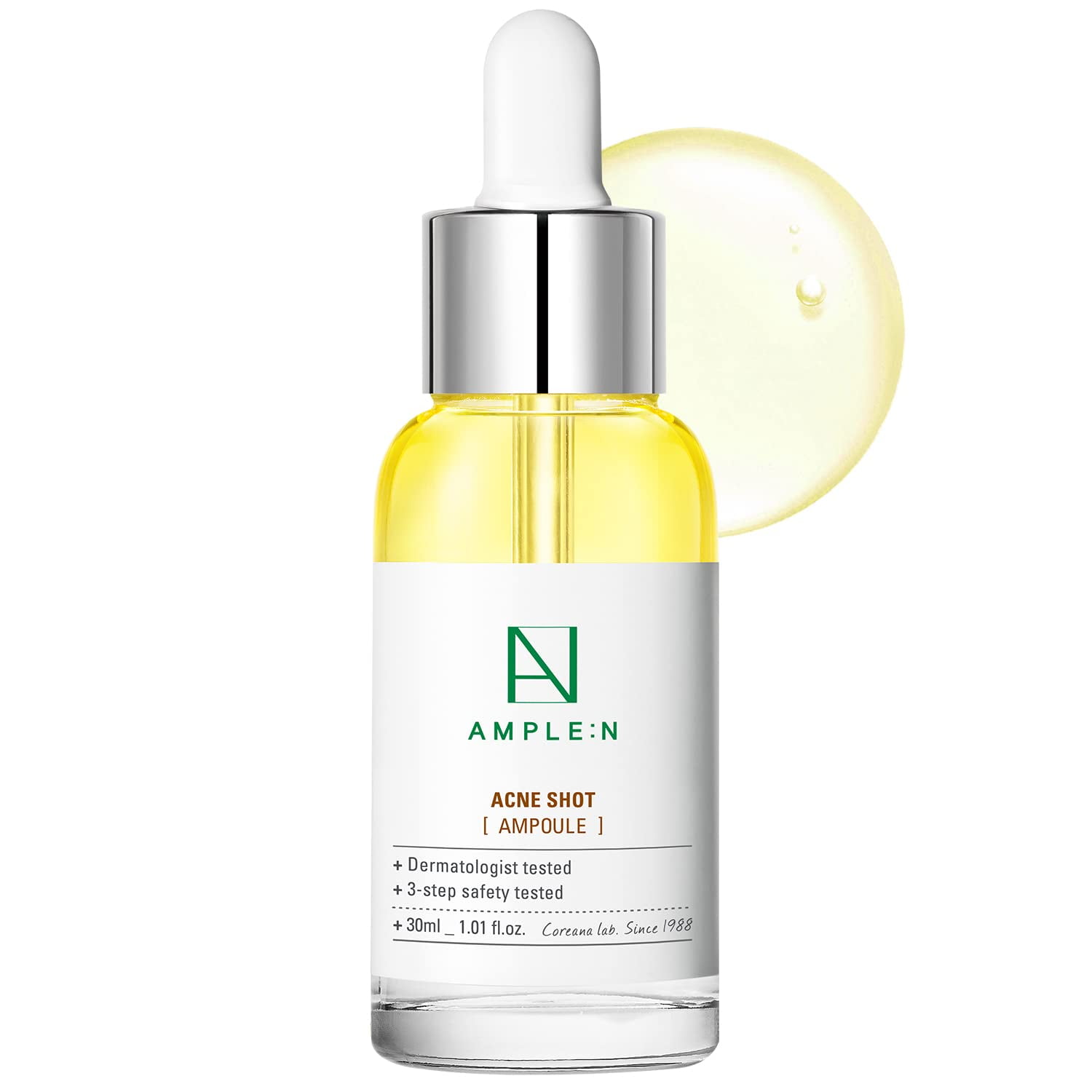 AMPLE:N Acne-Shot Serum - Acne Treatment Face Serum – Clearing Breakout ...