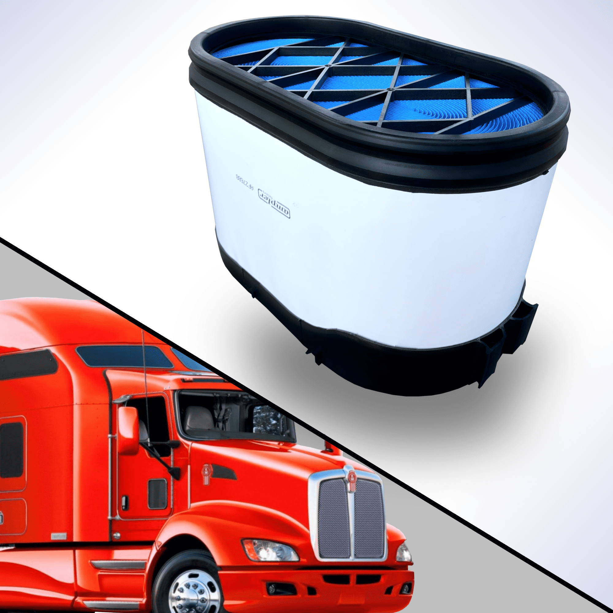 AMPLER's Engine Air Filter - AF27688 - replacement for Kenworth T660 ...