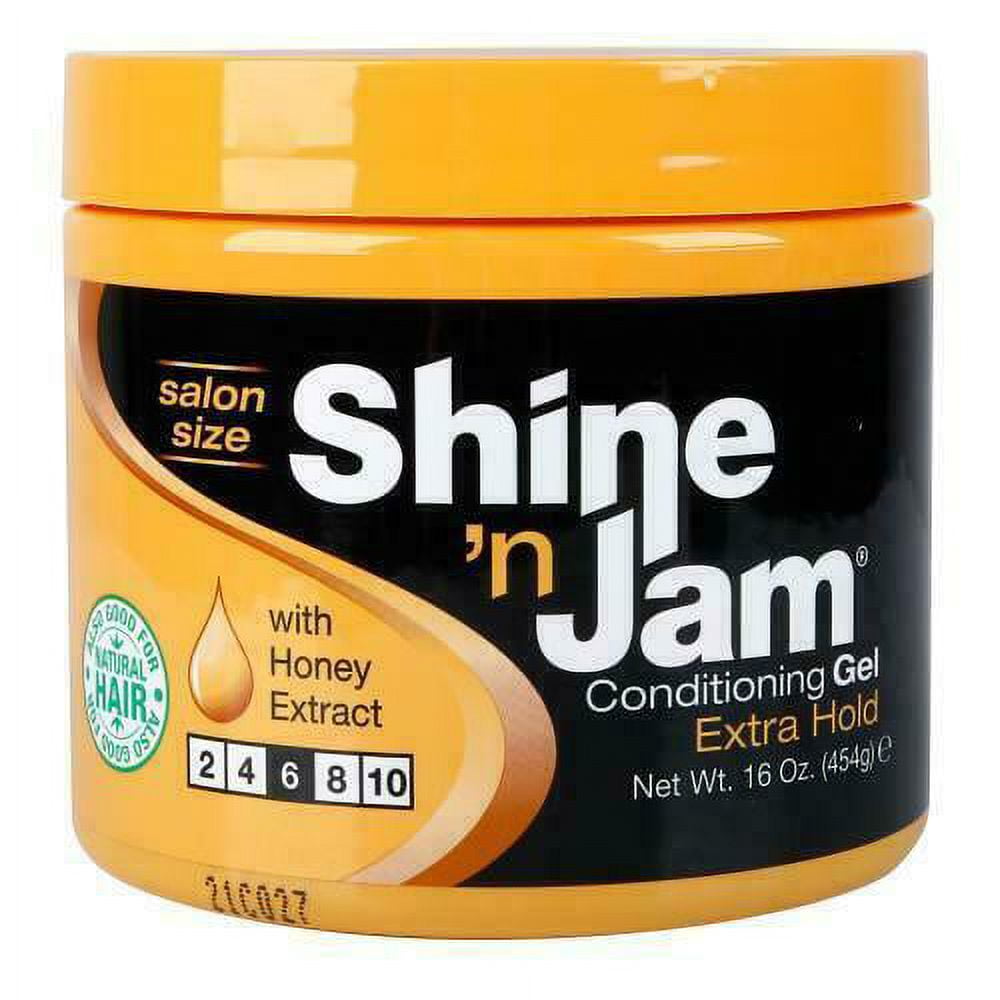 AMPRO PRO Shine 'n Jam Conditioner Gel Extra Hold 16oz Good for Natural Hair - Walmart.com