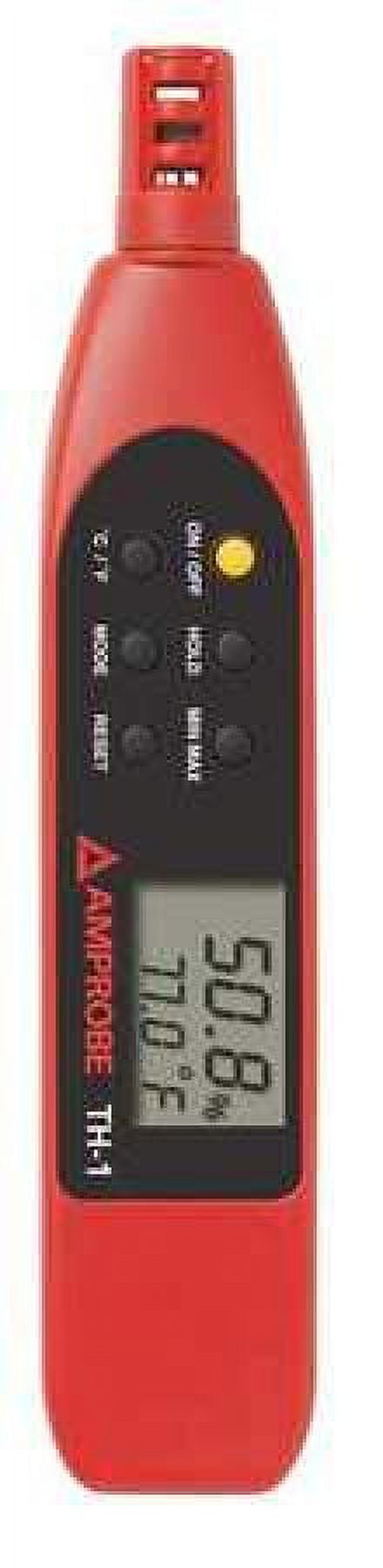 AMPROBE TH-1 Temp/Humdty Mtr,0 to 100 per Rel Hum Rng - Walmart.com