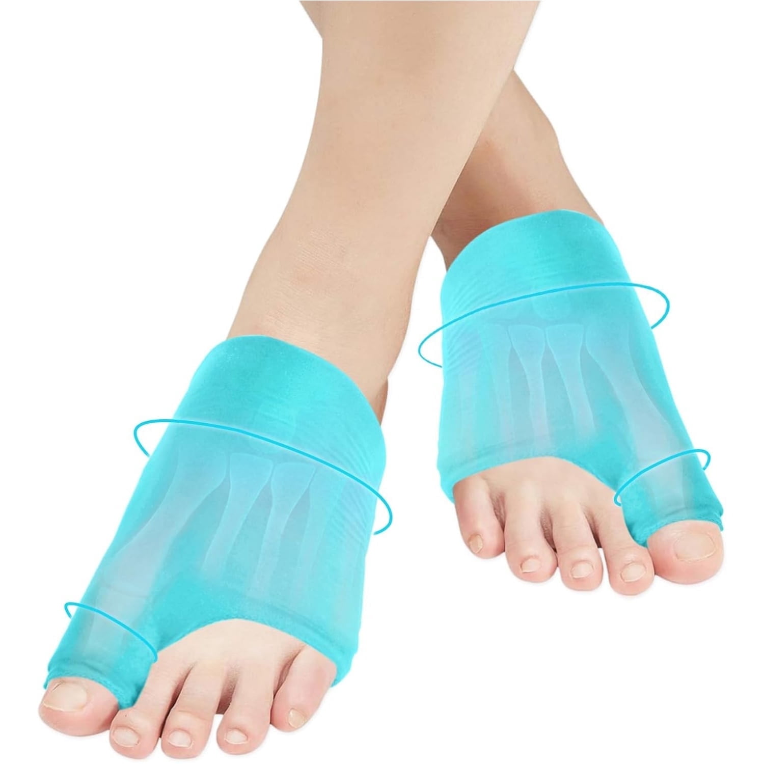 AMQTSLM 1 Pair Foot Ice Packs Big Toe for Bunion Gout Pain Relief ...