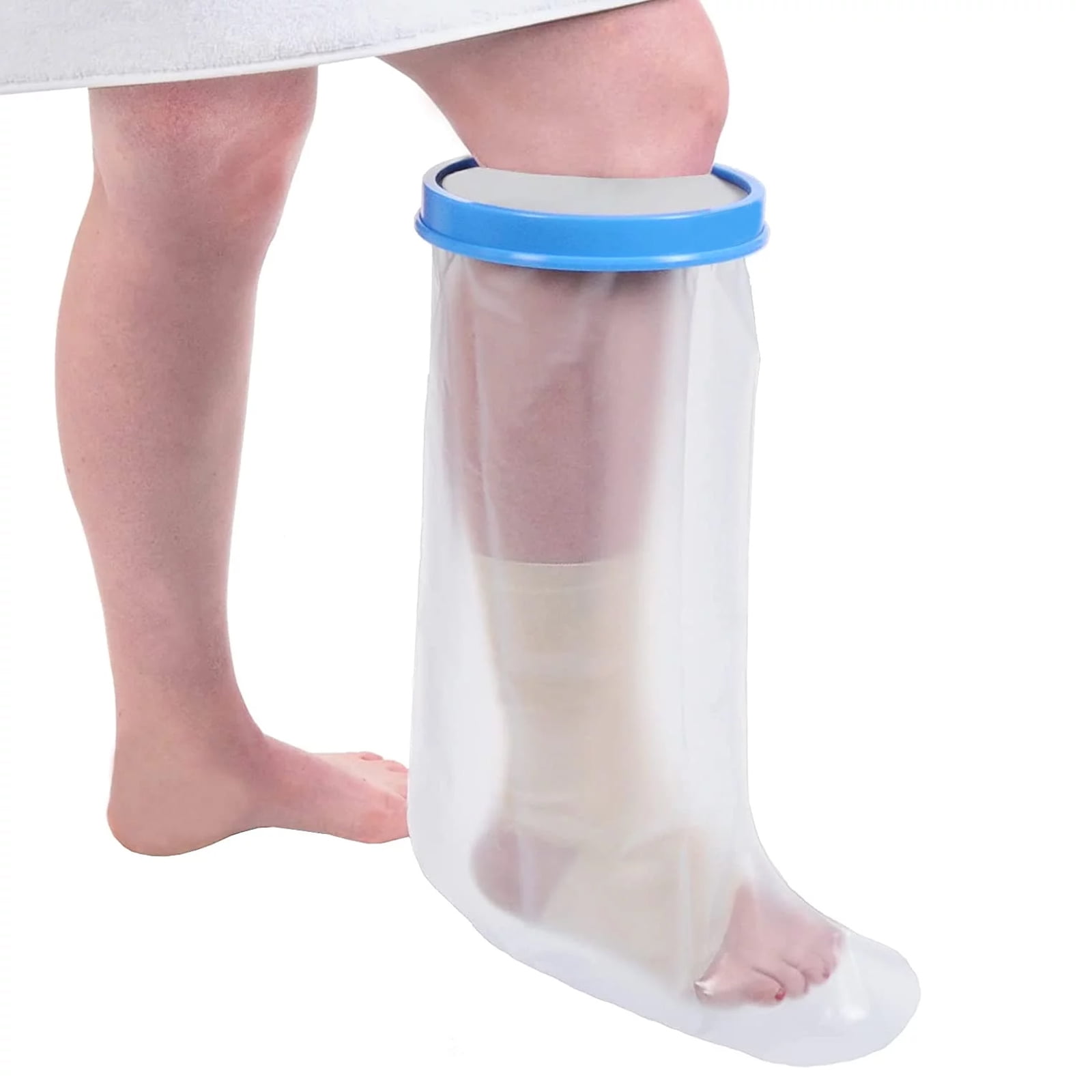 AMQTSLM Waterproof Leg Cast Cover for Shower,Reusable Cast Cover for ...