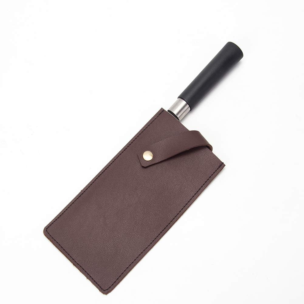 AMQTSLM PU Leather Meat Cleaver Sheath, Waterproof Wide Knife ...