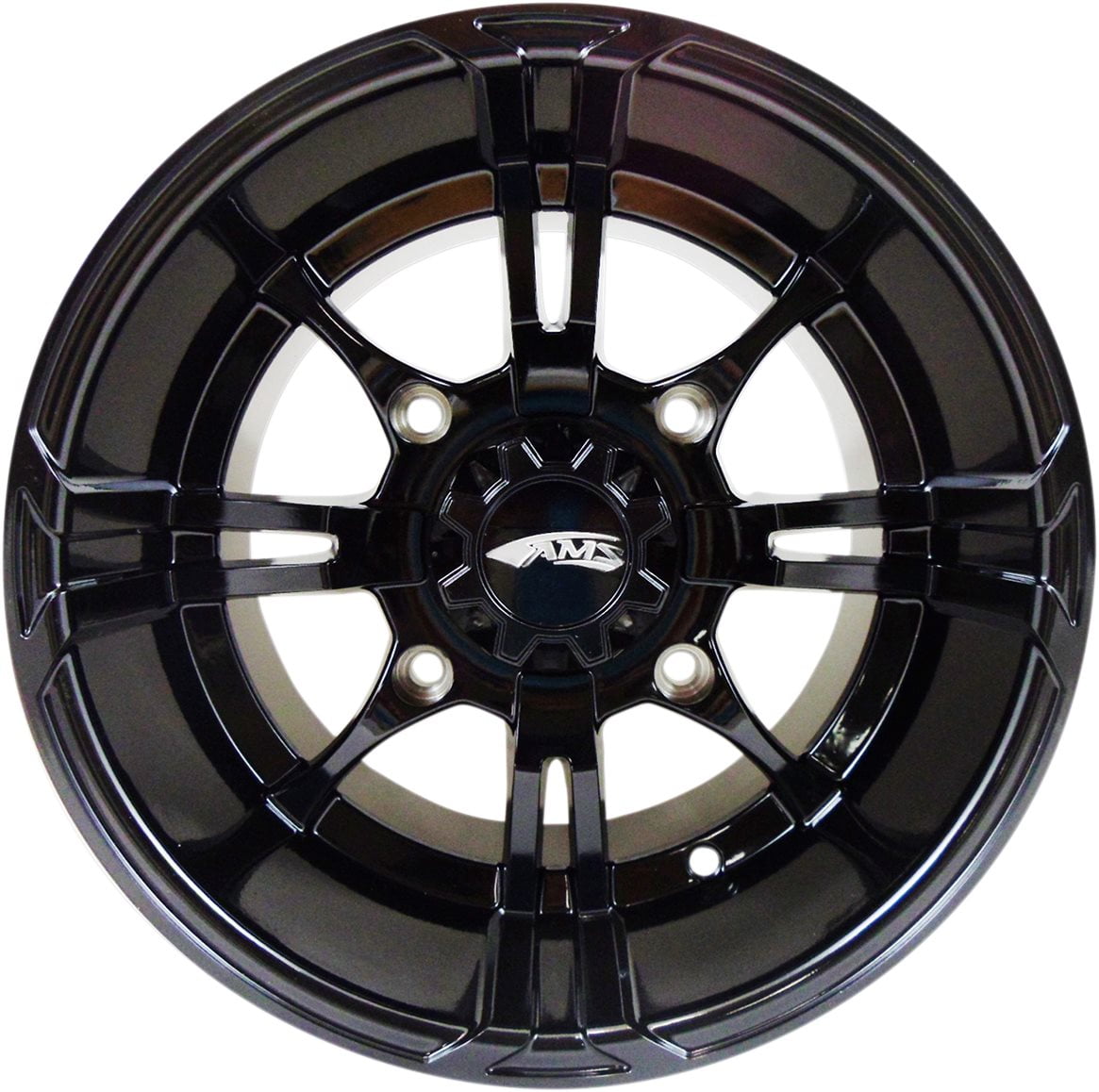 AMS Roll'n 108 Cast Aluminum Rear Wheel 15x10 4/156 (5001-032BS ...
