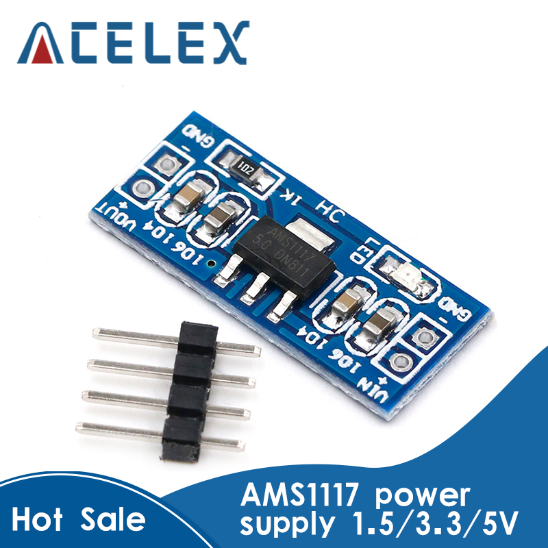 AMS1117 1.2V 1.5V 1.8V 2.5V 3.3V 5V power supply module AMS1117-5.0V power module AMS1117-3.3V-1 ...