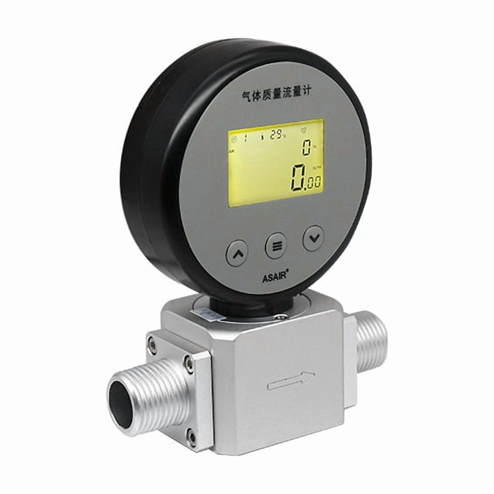 AMS2106 Thermal Mass Gas Flow Meter Compressed Air Oxygen Flow Meter ...