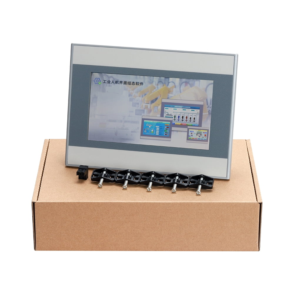 AMSAMOTION 7 inch HMI 4.3" 10" Touch Panel Screen Display Ethernet Port ...
