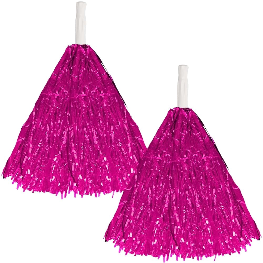 AMSCAN 15" Cheer Leader Dance Team Pom Poms 2pk Pink - Walmart.com