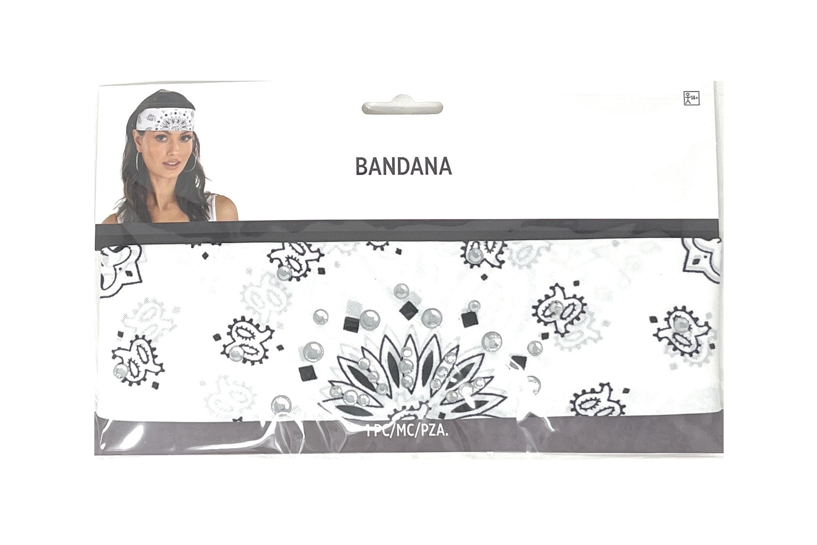 AMSCAN 90's Bedazzled Bandana Women's - Walmart.com