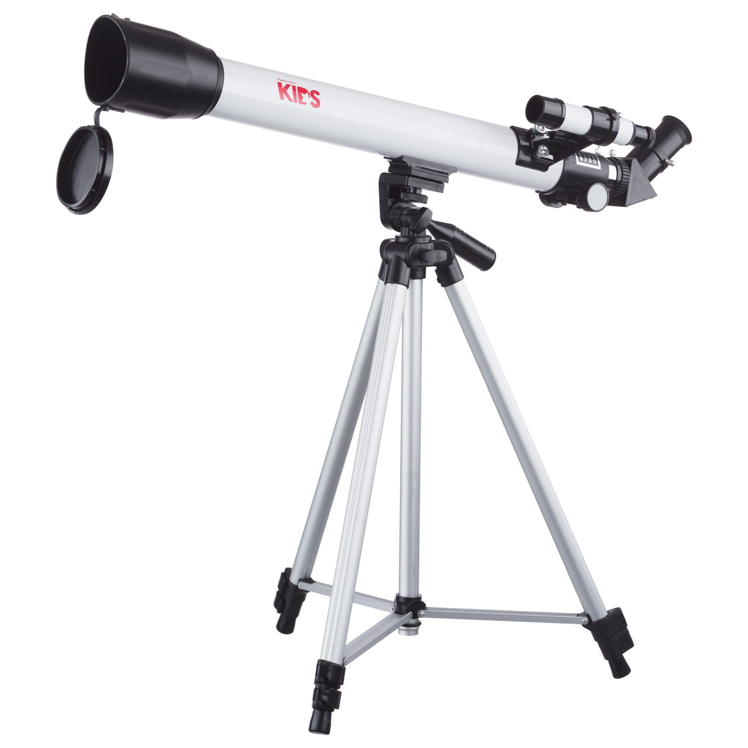 AMSCOPE-KIDS Telescope with 30X-180X Magnification and 600mm Focal ...