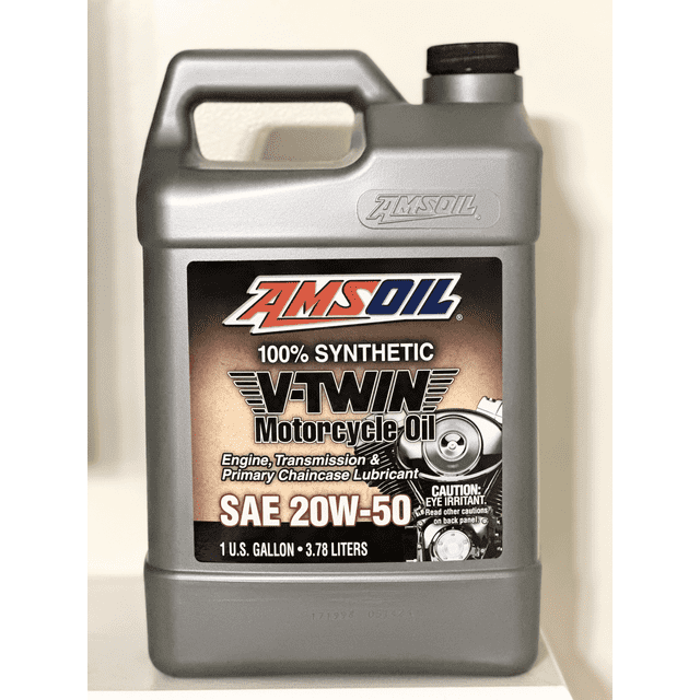 AMSOIL 20w-50 Motorcycle Oil Full Synthetic - 1 Gallon - Walmart.com
