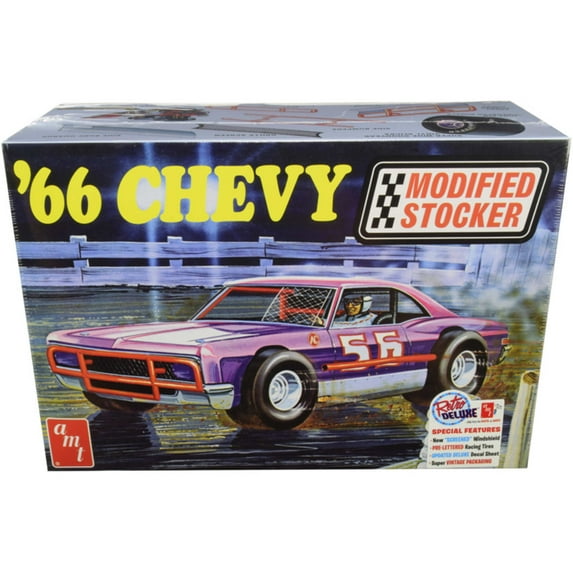 AMT 1/25 1966 Chevy Impala Modified Stocker AMT1183 Plastics Car/Truck ...