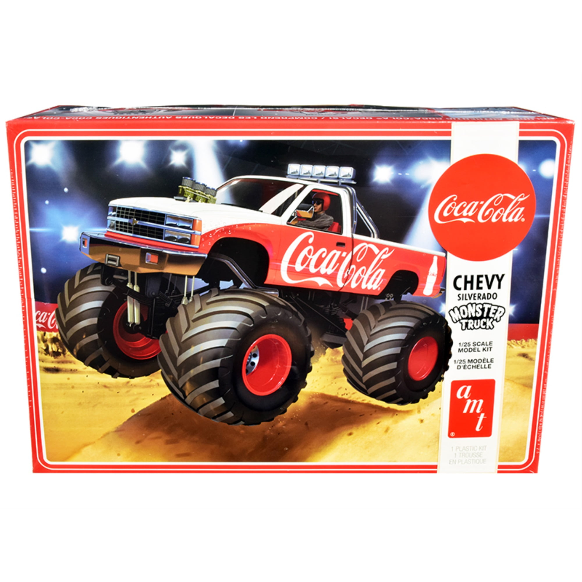 1988 Chevy Silverado Monster Truck (CocaCola) AMT Model Kit - Walmart.com
