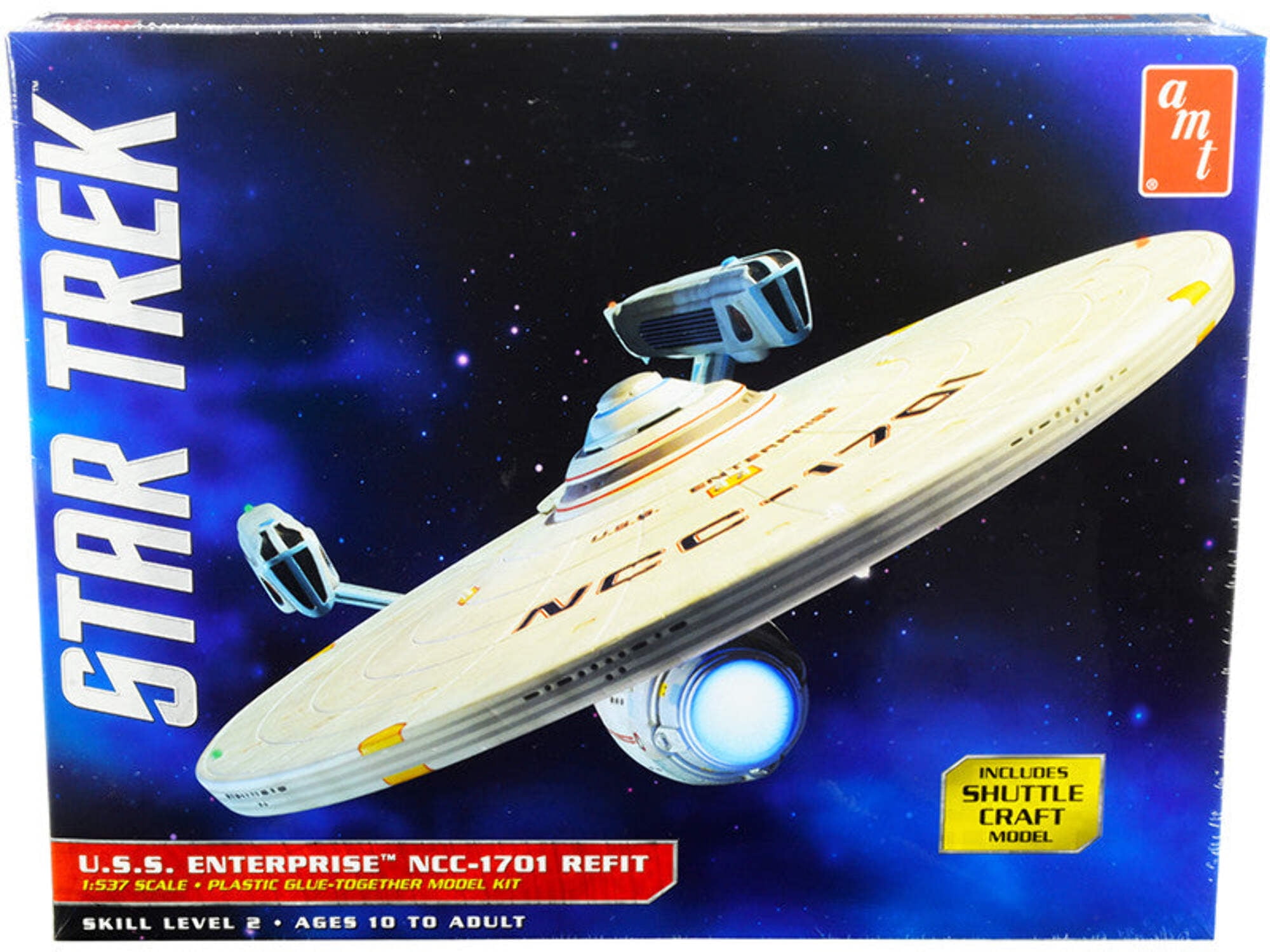 AMT 1/537 Star Trek USS Enterprise Refit AMT1080 Plastic Models Space ...