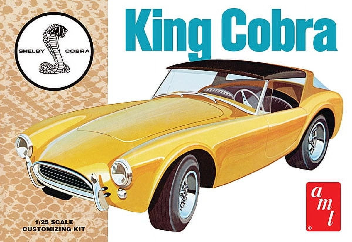 AMT 793 1/25 King Shelby Cobra Car Model Kit - Walmart.com
