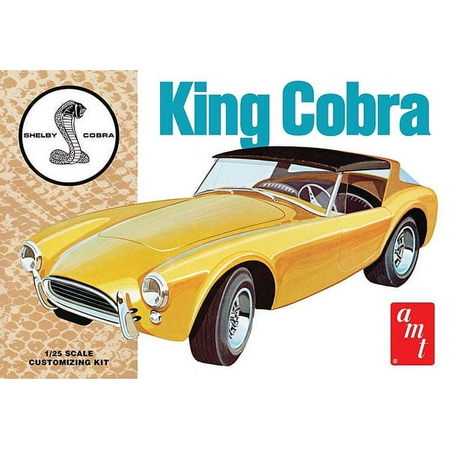 AMT 793 1/25 King Shelby Cobra Car Model Kit - Walmart.com