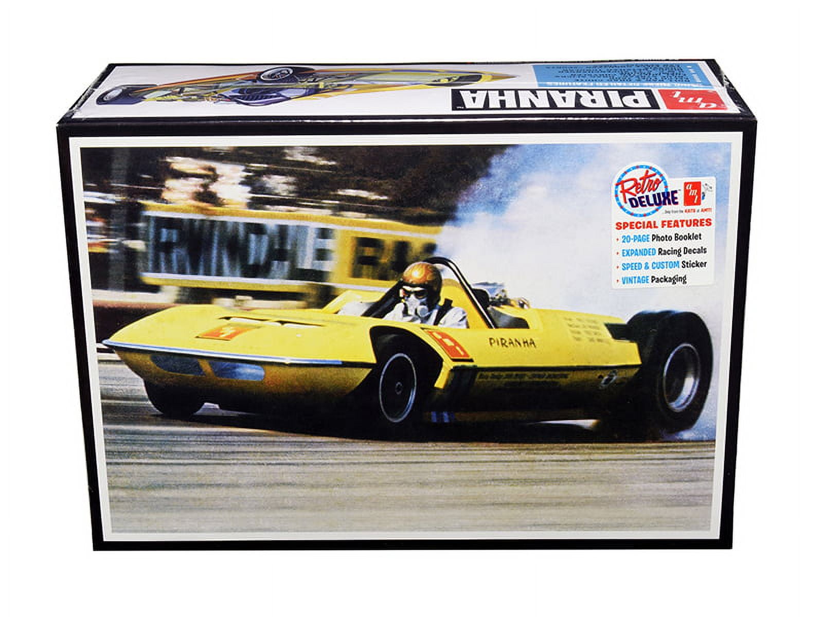 AMT AMT1122 Skill 2 Model Kit Piranha Rear Engine Funny Car Dragster 1 ...