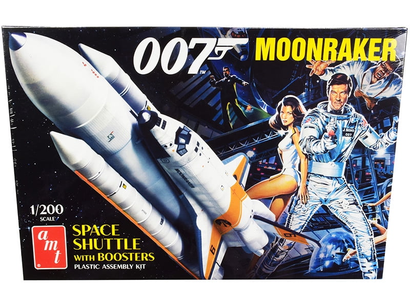 AMT AMT1208 Skill 2 Model Kit Space Shuttle with Boosters Moonraker ...