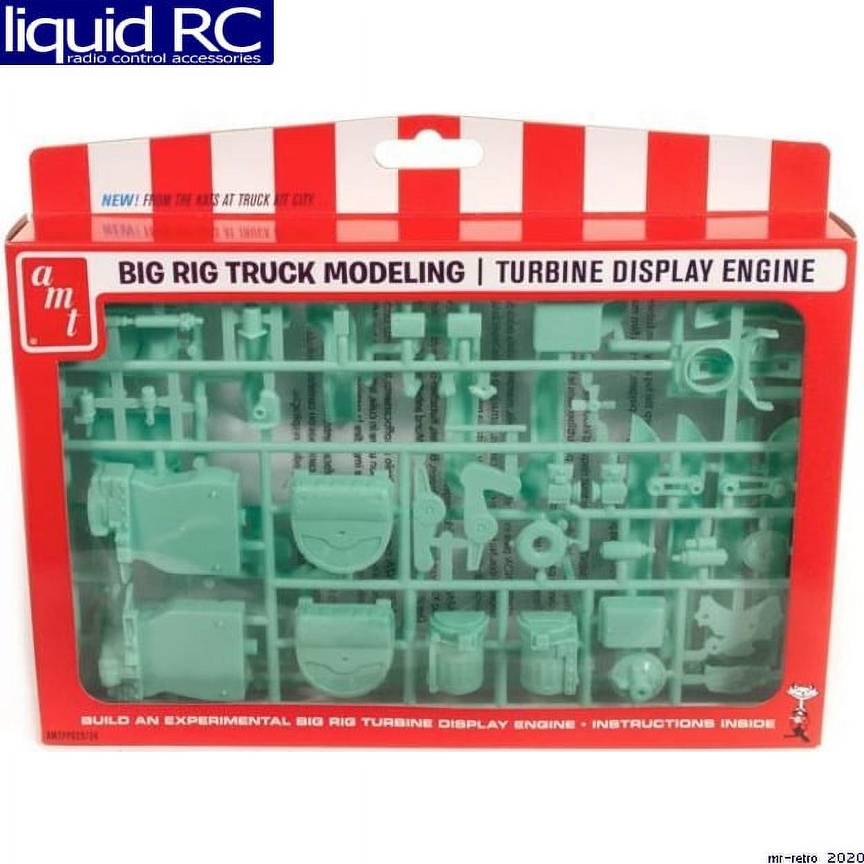 AMT Big Rig Turbine Engine Parts Pack AMTPP029 Plastic Accessories Car ...