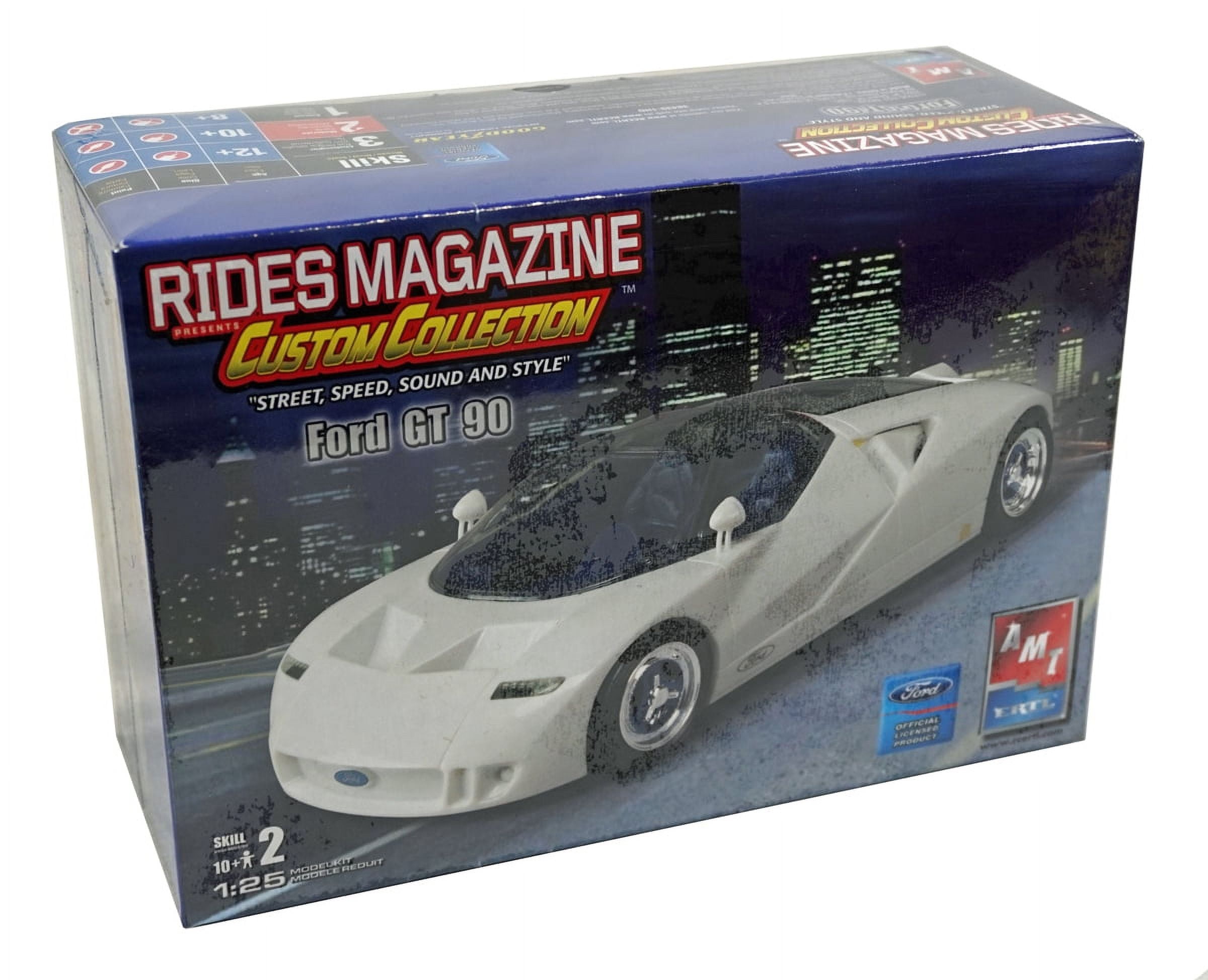 AMT/Ertl Adults Ford GT 90 Rides Magazine 1:25 Scale Model Kit ...