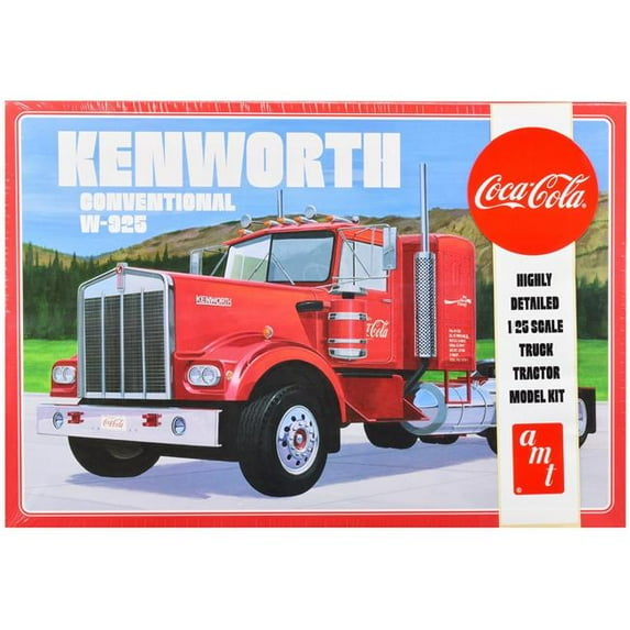 AMT 1286 Kenworth 925 Tractor Coca-Cola 1:25 Plastic Model Kit ...